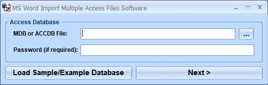 MS Word Import Multiple Access Files Software - Download & Review MS Word Import Multiple Access Files Software - Download & Review